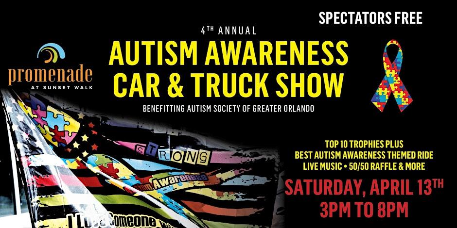 Promenade at Sunset Walk 4th Annual “Autism Awareness Car & Truck Show ...