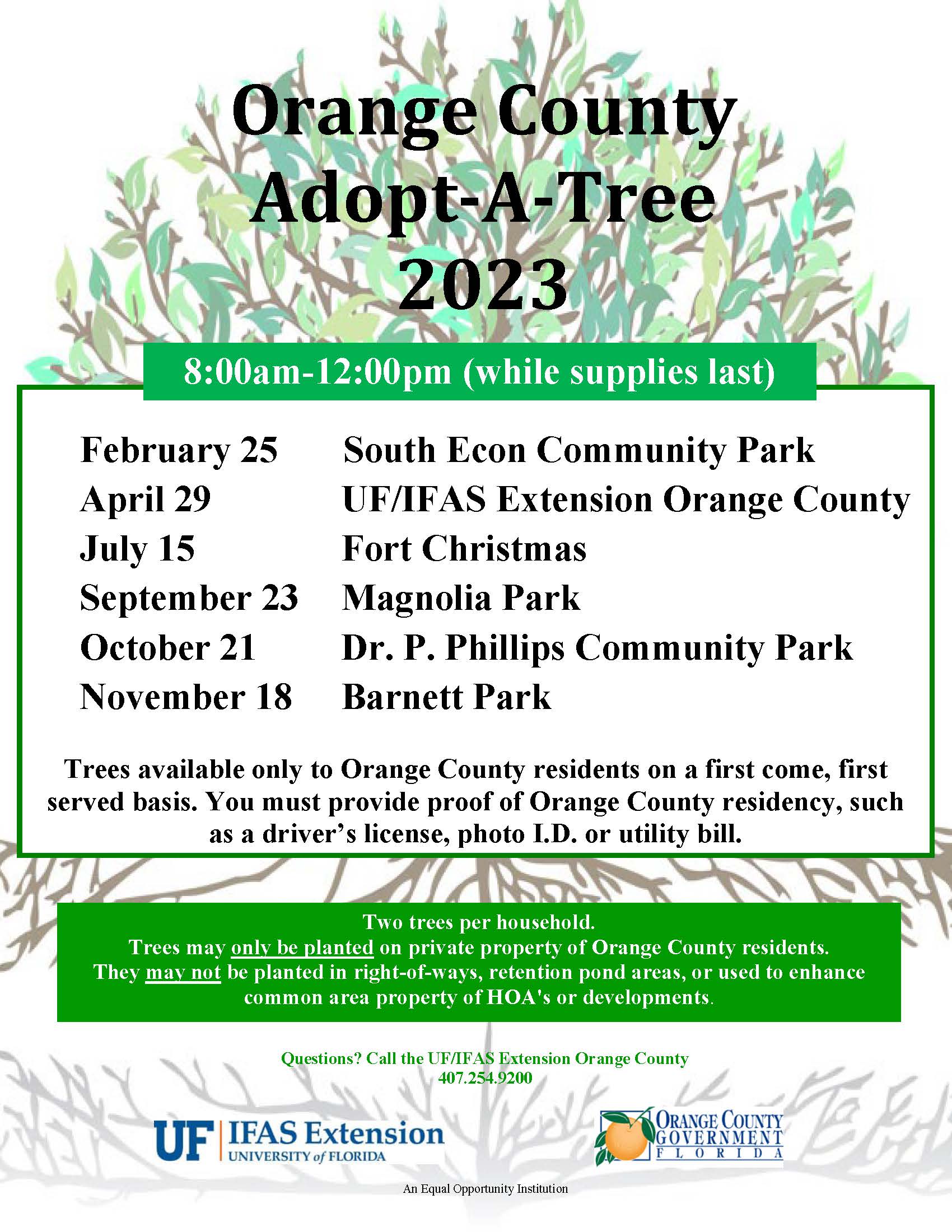 Adopt-A-Tree Day – Central Florida Lifestyle